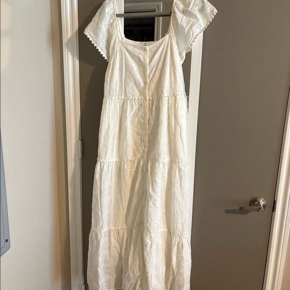 Anthropologie | Dresses | Anthropologie Othilia Eyelet White Maxi Dress ...